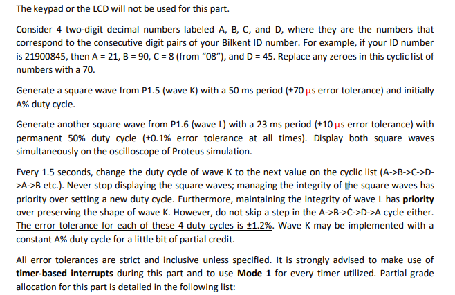 Consider 4 two-digit decimal numbers labeled A, B, C, | Chegg.com