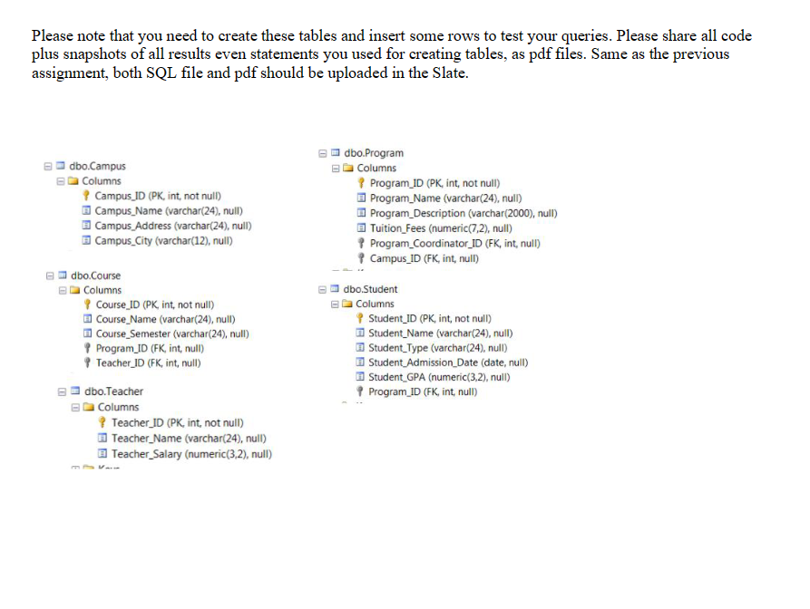 Solved i need schema so give me code for thatPlease note | Chegg.com