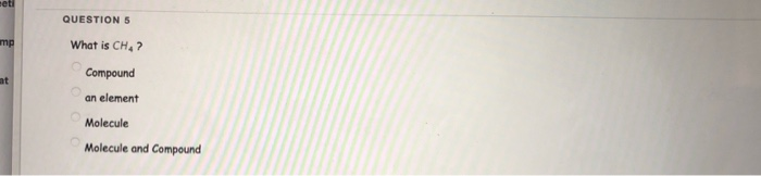 Solved QUESTION 6 The N2CL4 molecular compound is known as | Chegg.com