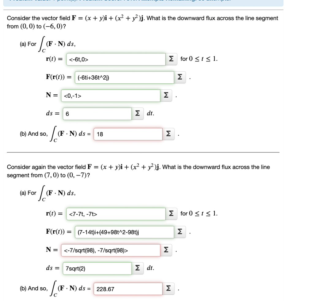 Solved Consider the vector field F=(x+y)i+(x2+y2)j. What is | Chegg.com