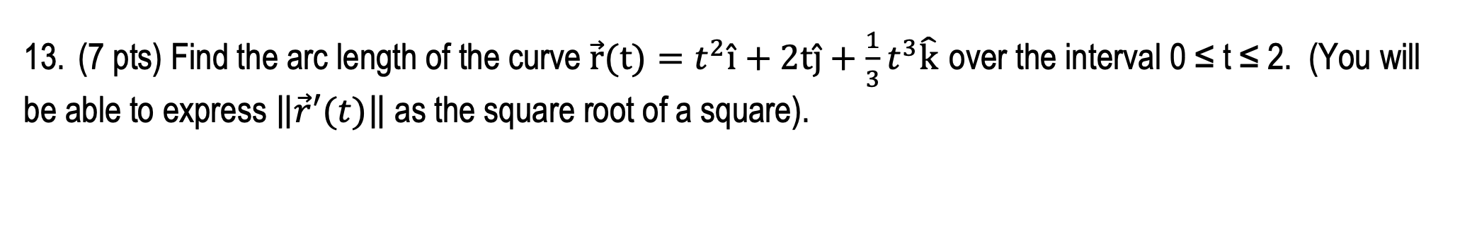 Solved 14. (7 pts) Find the curvature of the curve | Chegg.com