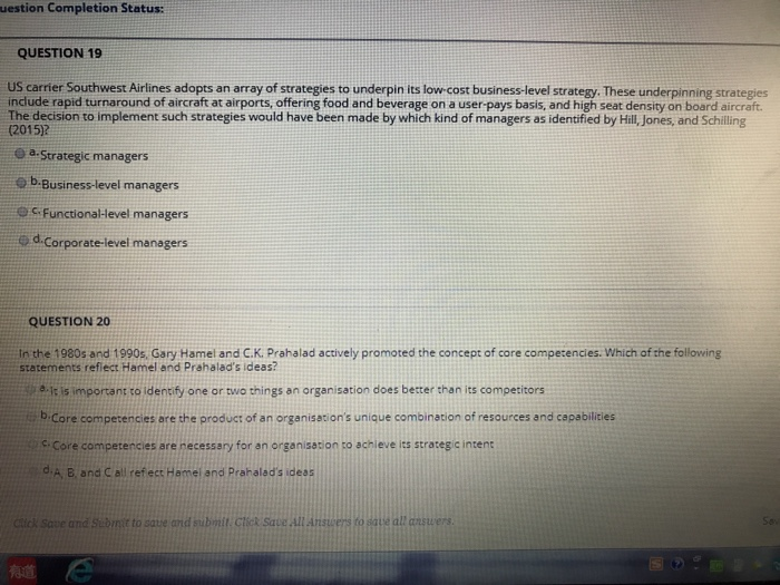 Solved uestion Completion Status: QUESTION 19 US carrier | Chegg.com