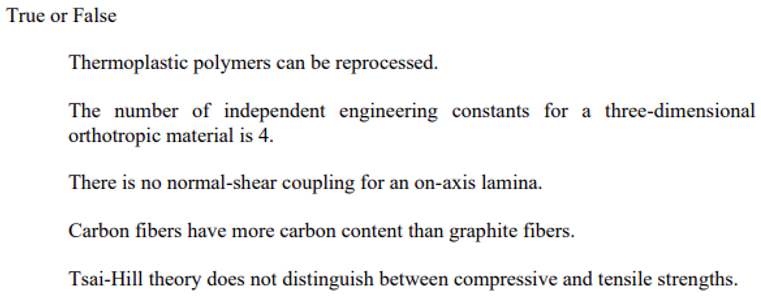 Solved Thermoplastic polymers can be reprocessed. The number | Chegg.com