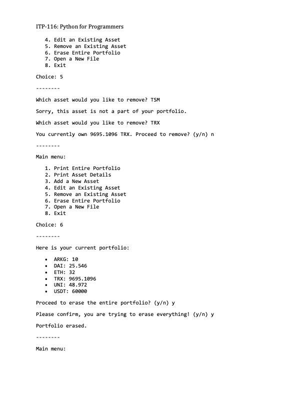 Solved How do I complete this Portfolio Tracker Program in | Chegg.com
