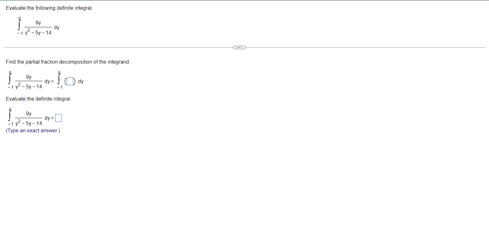 Solved Evaluate the following definite | Chegg.com