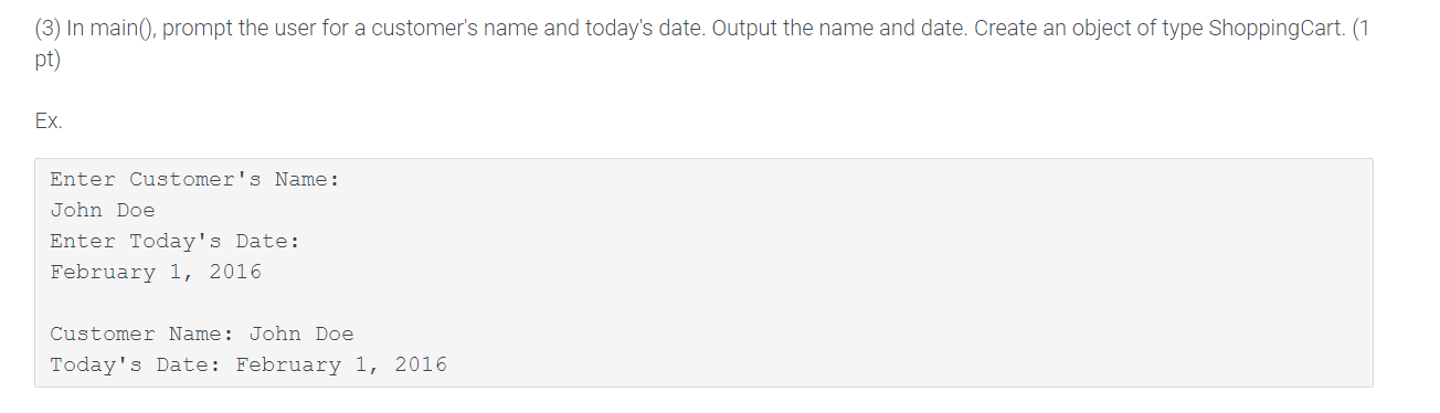 Solved 7.24 LAB*: Program: Online shopping cart (Part 2) | Chegg.com