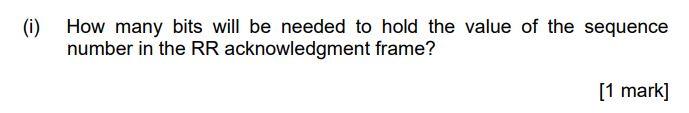 Solved 1 (a) Consider a typical selective-reject ARQ data | Chegg.com