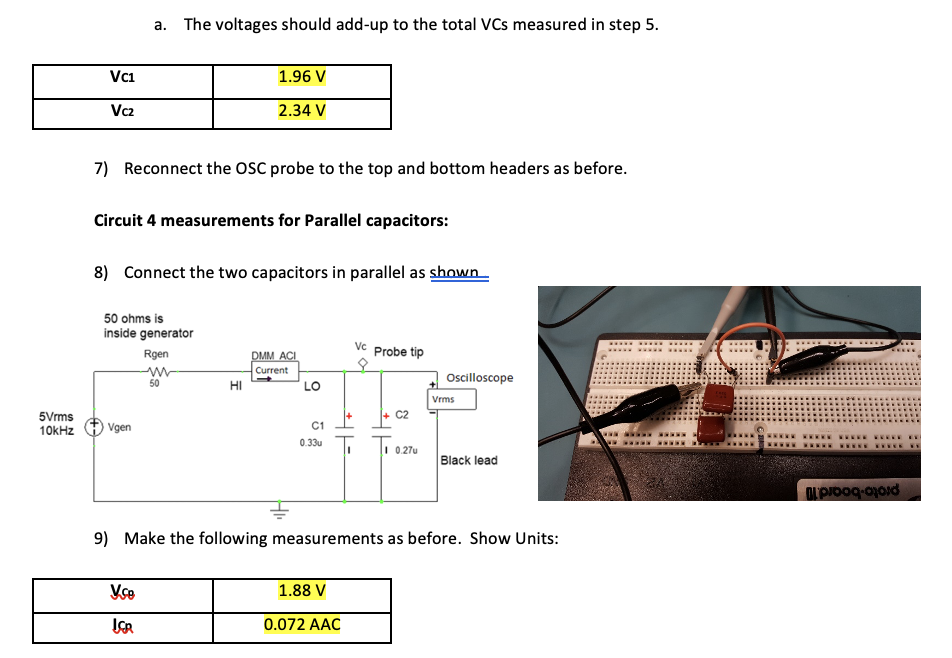 Given the following measurements highlighted with | Chegg.com