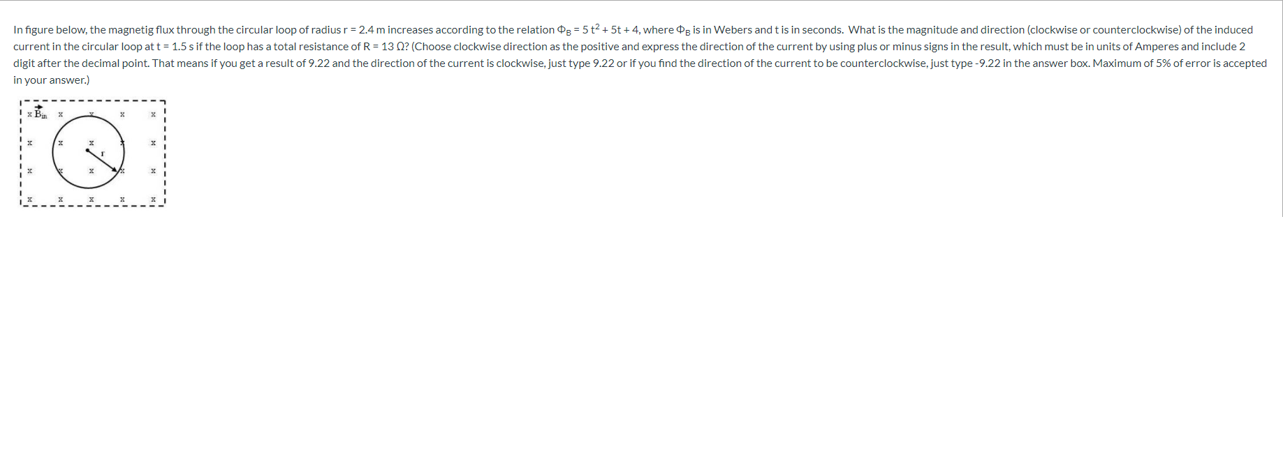Solved In figure below, the magnetig flux through the | Chegg.com