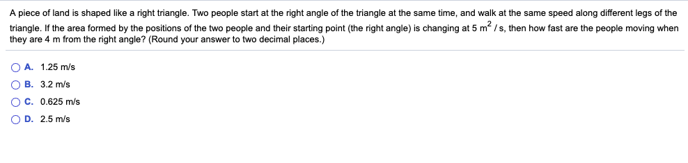 Solved A piece of land is shaped like a right triangle. Two | Chegg.com