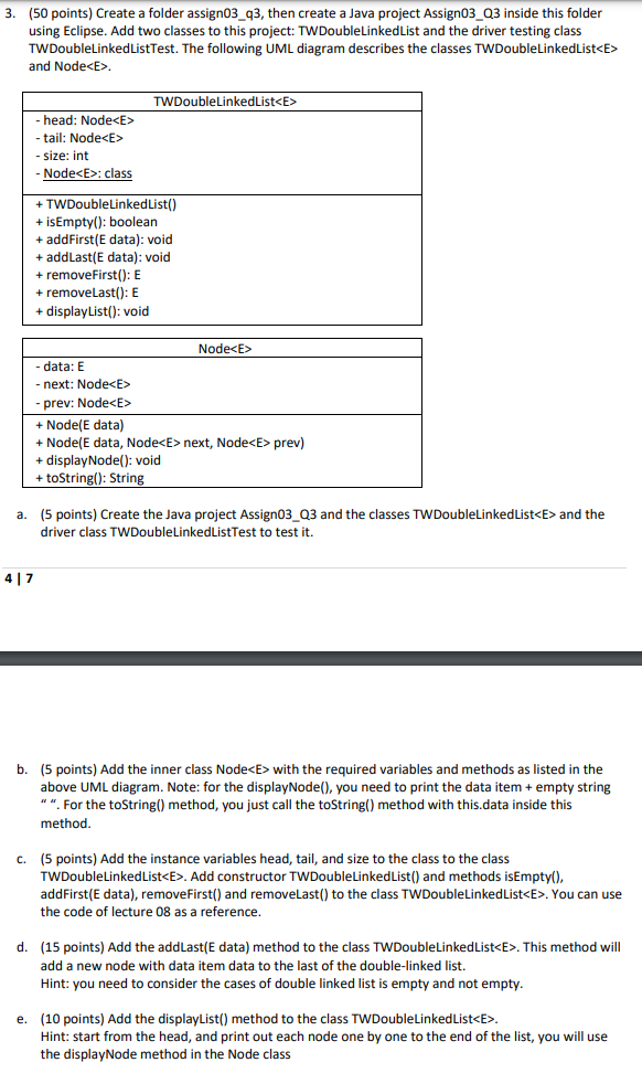 Solved 3. (50 points) Create a folder assign03_q3, then | Chegg.com