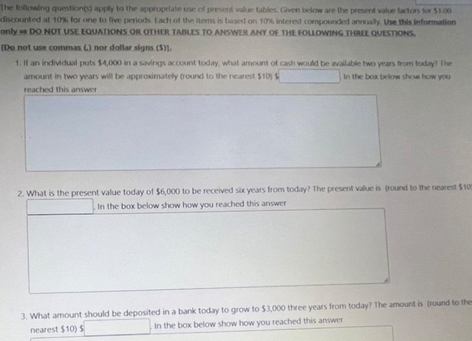 Solved The following question(s) ﻿apply to the appropriate | Chegg.com