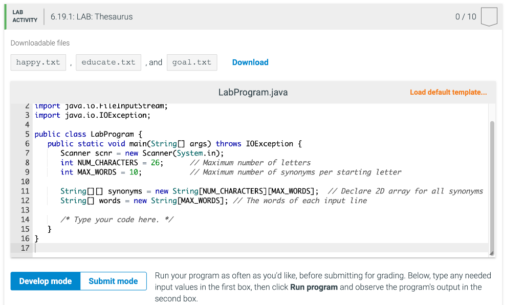 Solved Given a set of text files containing synonyms for | Chegg.com