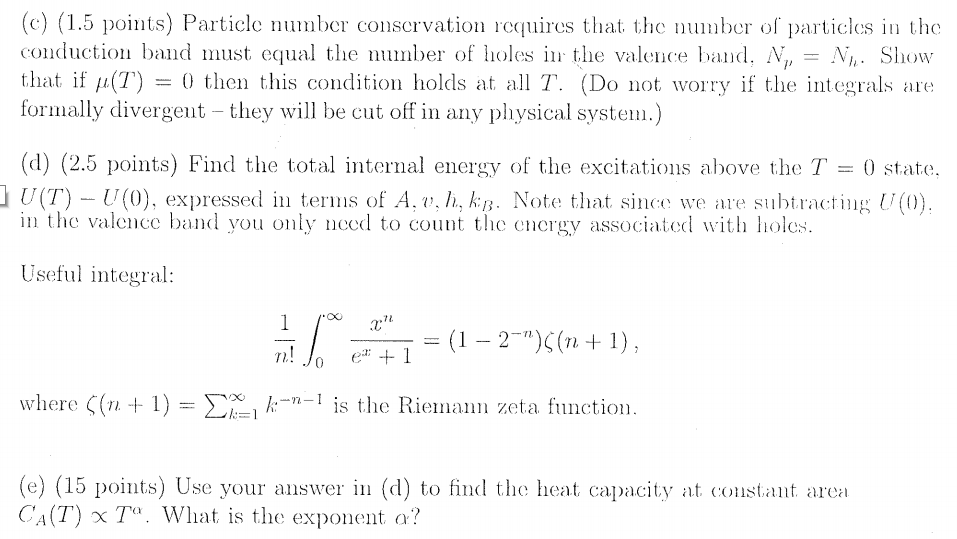 Problem 2 Consider non-interacting spin-1/2 fermions | Chegg.com