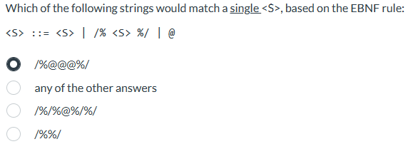 Solved Which of the following strings would match a single | Chegg.com