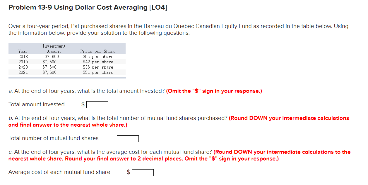 Solved Problem 13-2 Calculating Net Asset Value [LO1] Given | Chegg.com