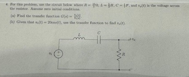 Solved For this problem, use the circuit below whete | Chegg.com