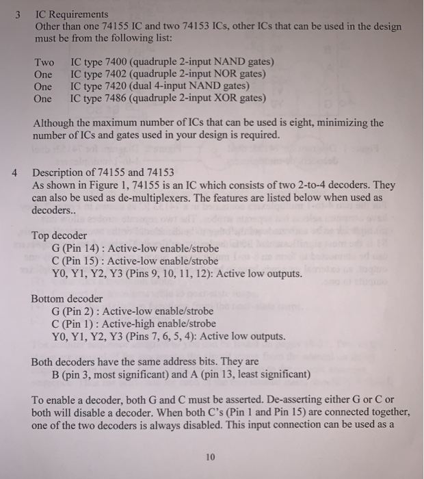 Solved Experiment 3 Design with Decoders and Multiplexers 1 | Chegg.com