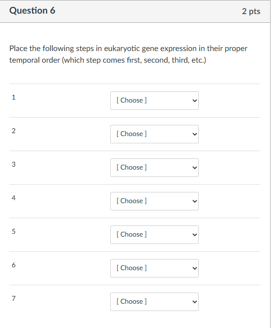 Solved Options for all are:RNA polymerase synthesizing | Chegg.com