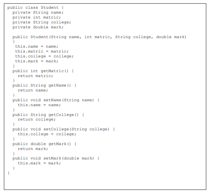 Solved Using the user-defined class named Student, write a | Chegg.com