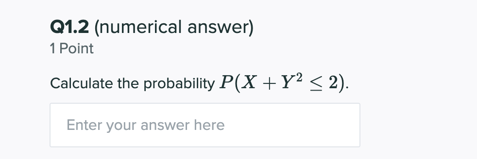 Solved Q1 Problem 1 (ASV 6.2) 2 Points The joint probability | Chegg.com