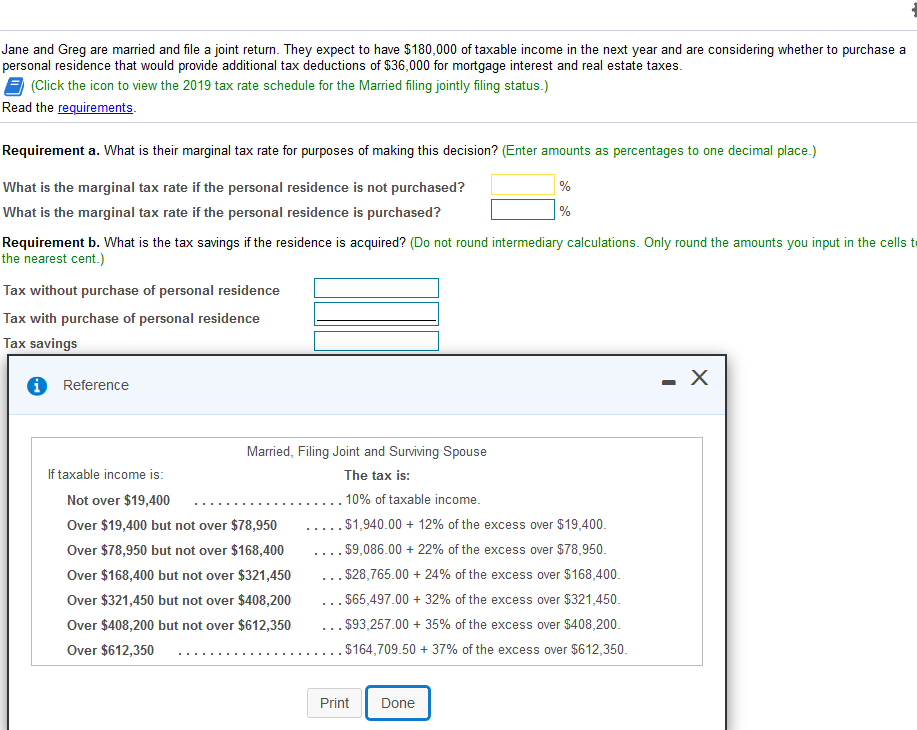 Solved Jane and Greg are married and file a joint return. | Chegg.com