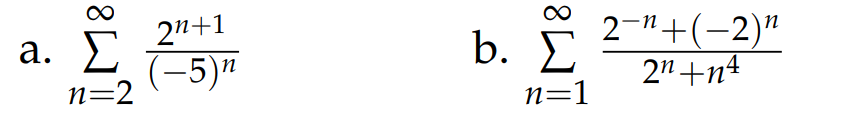 Solved Determine with reason whether the following SERIES | Chegg.com