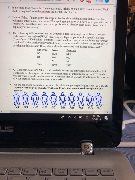 Solved In no more than two or three sentences each, briefly | Chegg.com