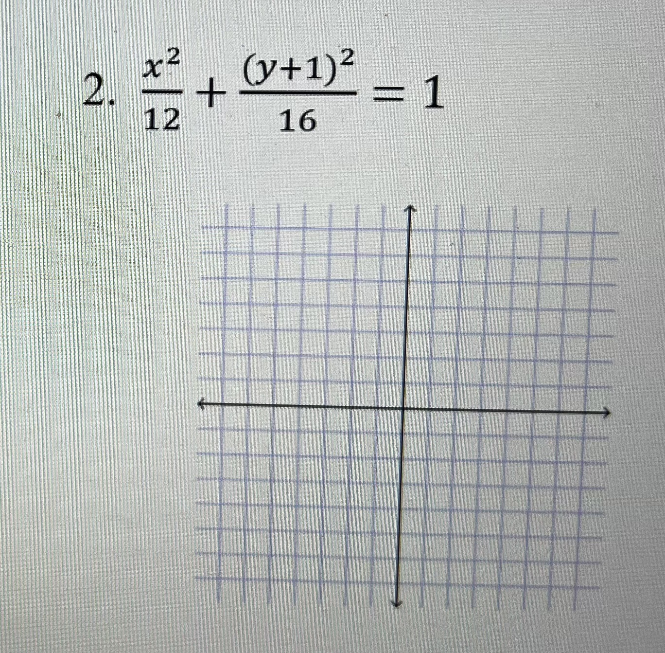 Solved Graph each ellipse by finding the center, vertices, | Chegg.com