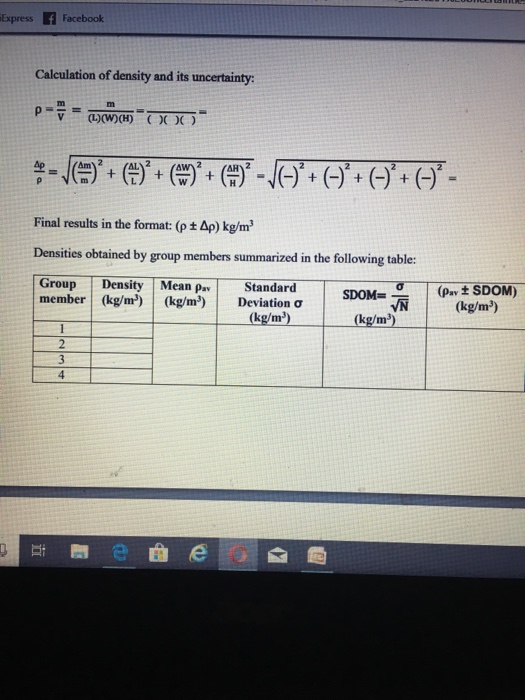 Solved Lab Report 1- Uncertainties and Graphs Date: Name: | Chegg.com