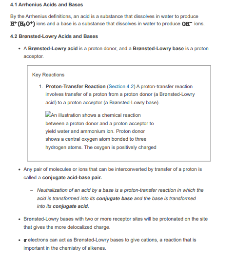 Solved 4.1 Arrhenius Acids and Bases By the Arrhenius | Chegg.com
