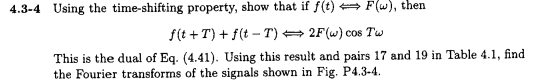 Solved Using the time-shifting property, show that if | Chegg.com
