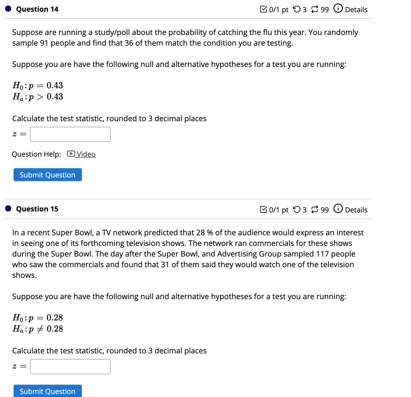 Solved Question 14 50/1 pt 53 99 Details Suppose are running | Chegg.com