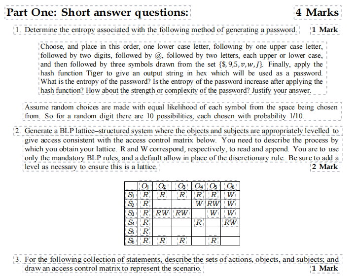 Solved Choose, and place in this order, one lower case | Chegg.com