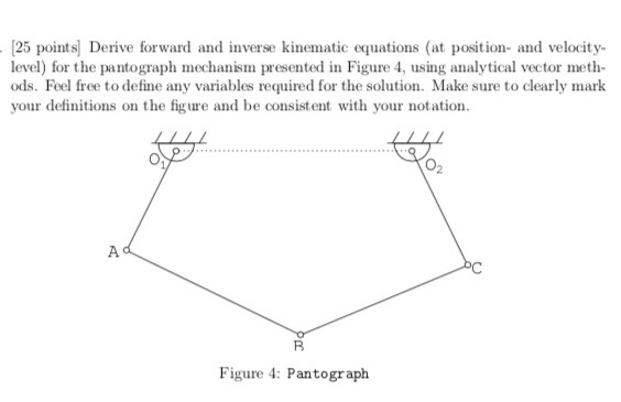 Solved 25 points Derive forward and inverse kinematic | Chegg.com