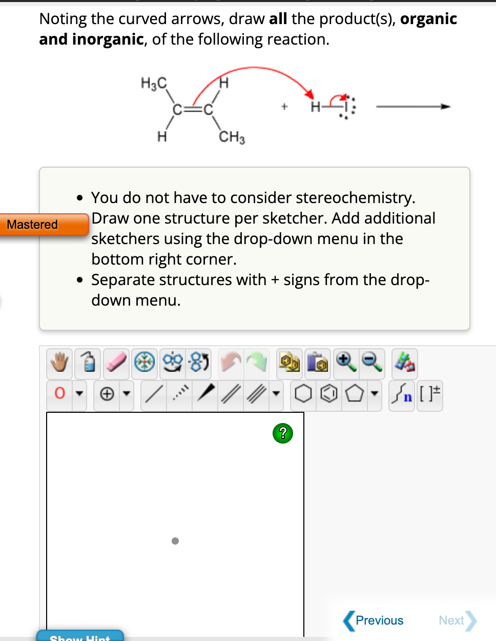 Solved Noting the curved arrows, draw all the product(s), | Chegg.com