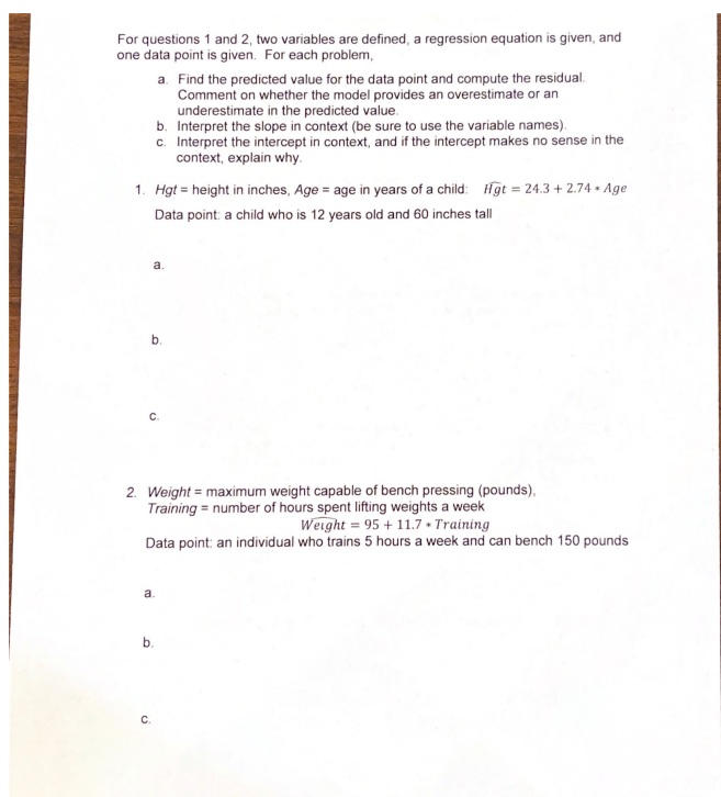 Solved For questions 1 and 2, two variables are defined, a | Chegg.com