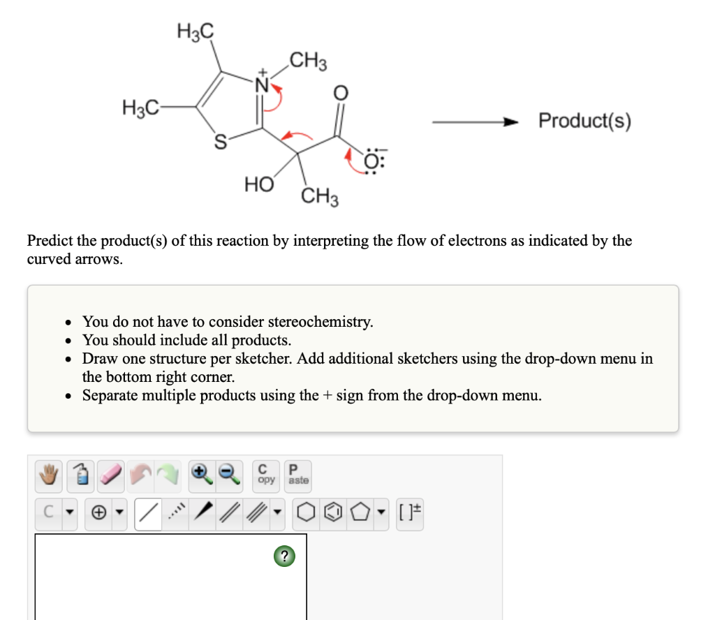 Solved H3C CH3 H3C Product(s) s ö: HO CH3 Predict the | Chegg.com