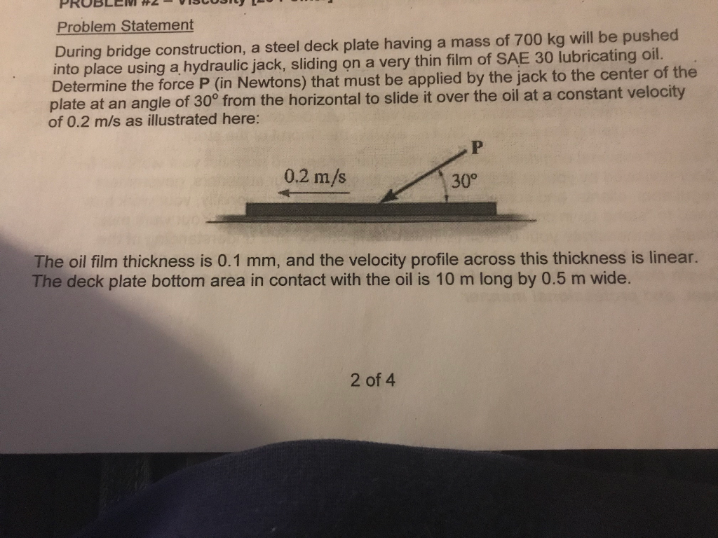 Solved Problem Statement During bridge construction, a steel | Chegg.com
