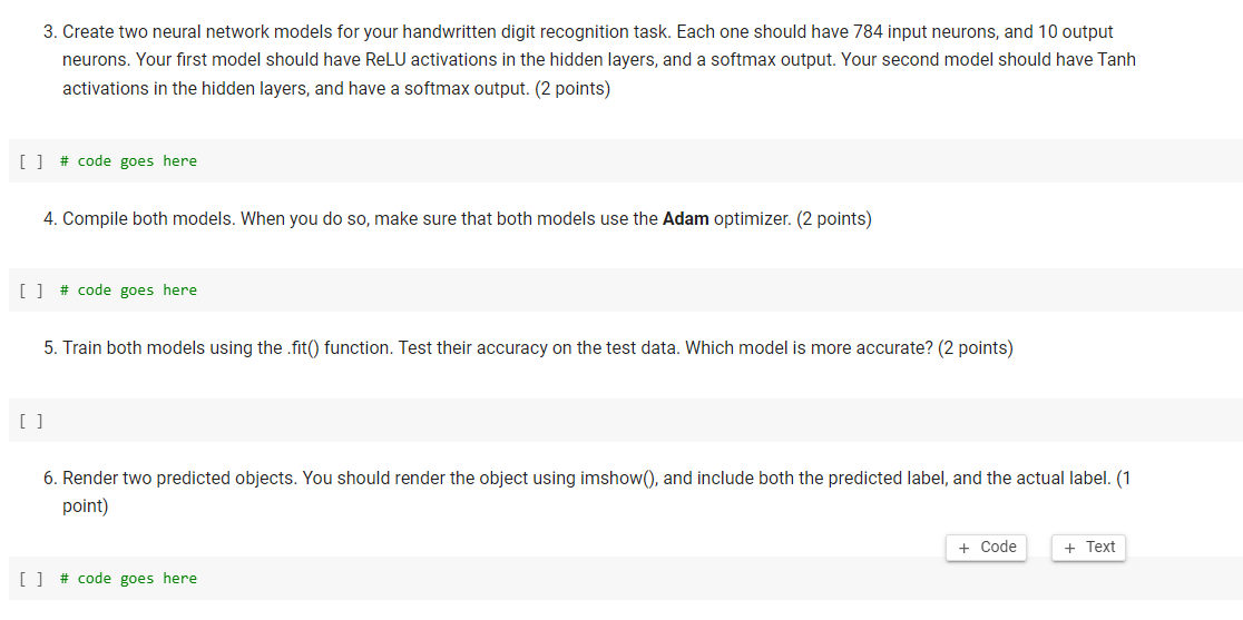 Solved For this week's exercises, we'll use the MNIST | Chegg.com