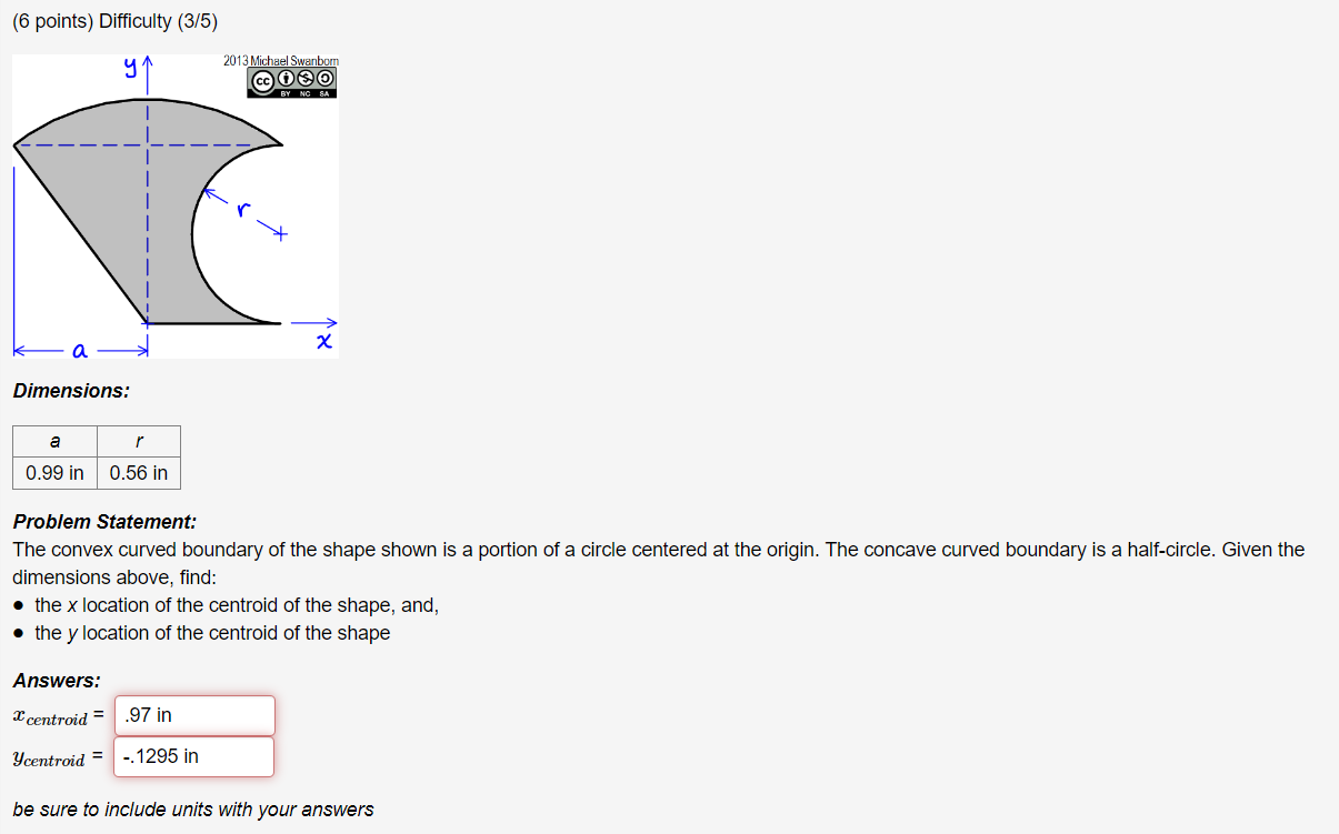 Solved (6 points) Difficulty (3/5) Dimensions: Problem | Chegg.com