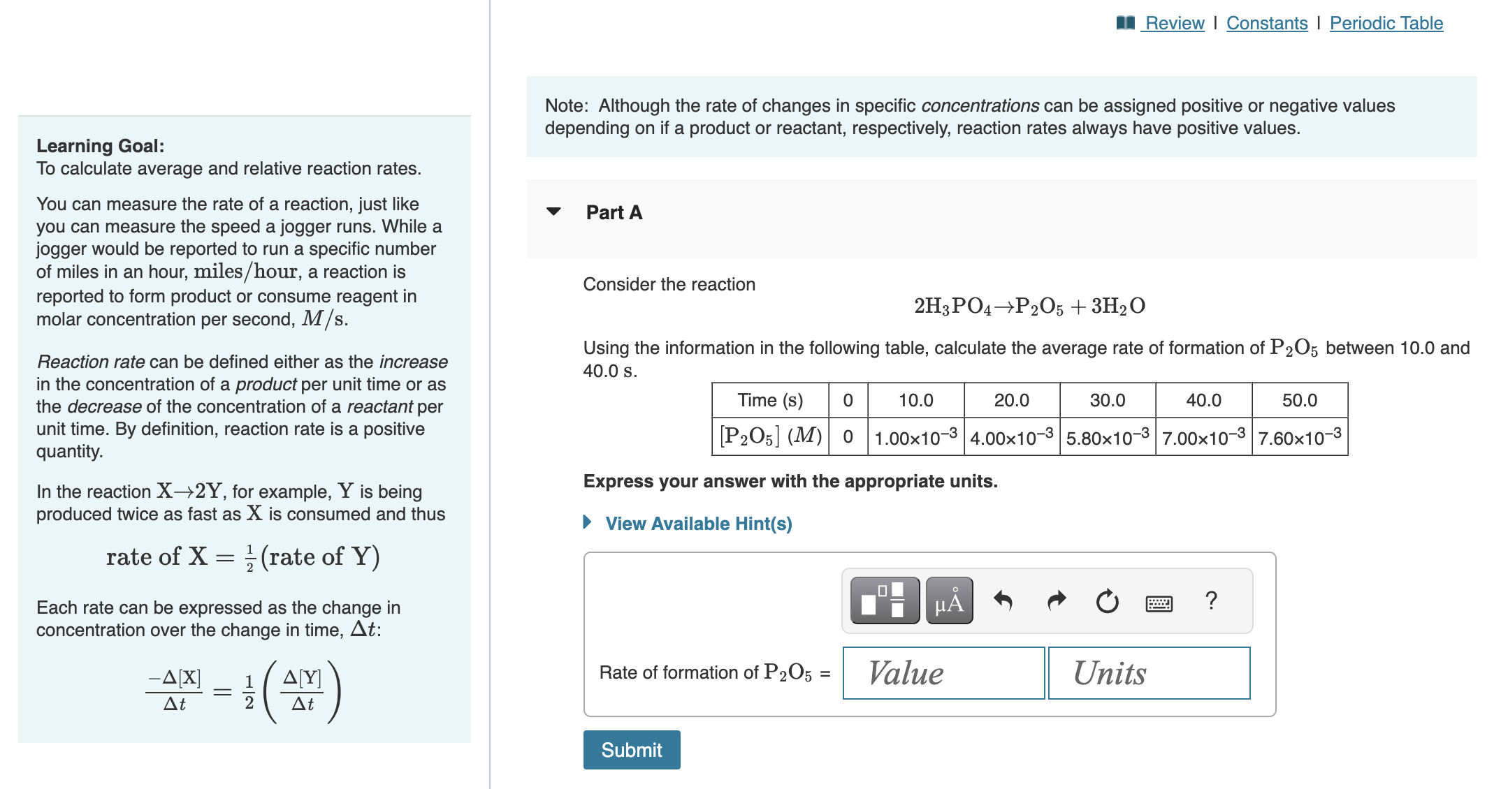 Solved Learning Goal:To calculate average and relative | Chegg.com