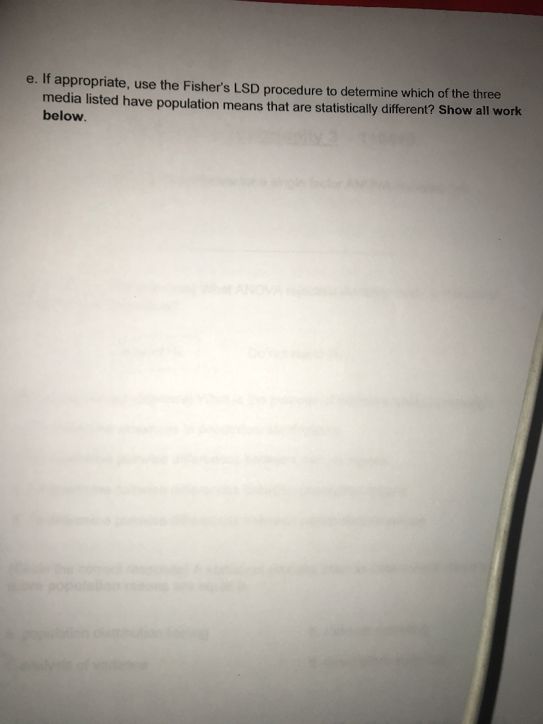 Solved 16. For a given completely randomized experiment | Chegg.com