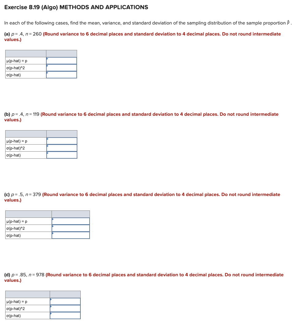Solved Exercise 8.19 (Algo) METHODS AND APPLICATIONS In each | Chegg.com