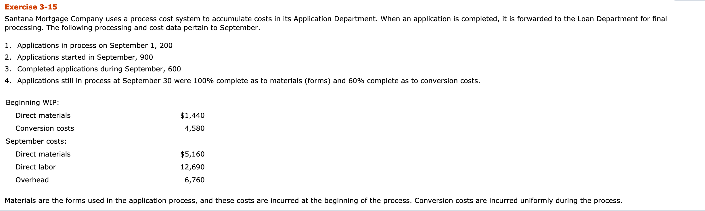 Solved Determine the equivalent units of service | Chegg.com
