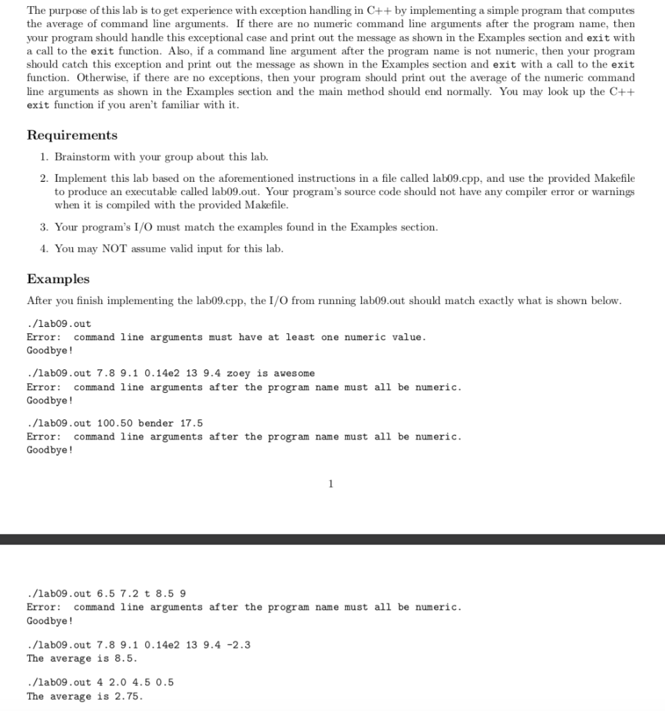 The purpose of this lab is to get experience with | Chegg.com
