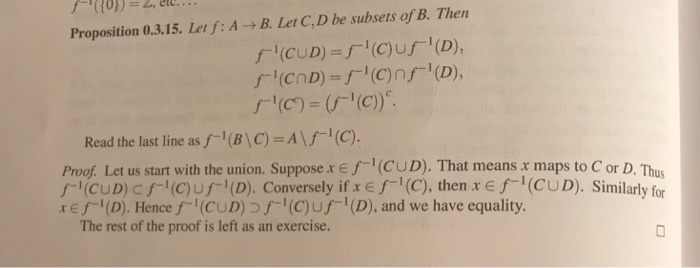 Solved Exercise 0.3.3: Finish the proof of Proposition | Chegg.com