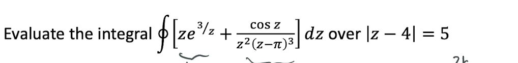 Solved Use residue Theorem to evaluate the integral. Full | Chegg.com