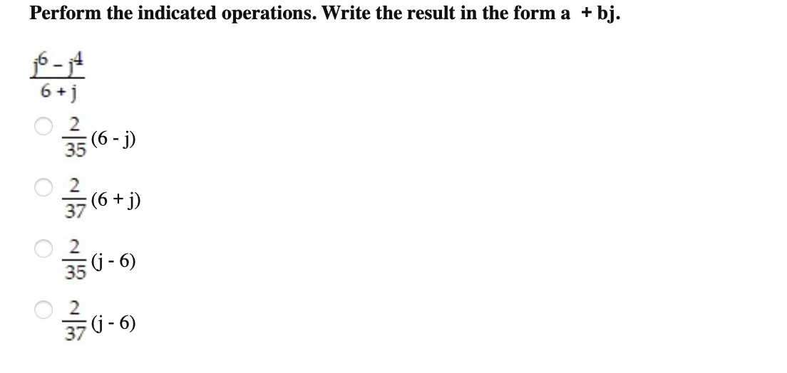 Solved Perform the indicated operations. Write the result in | Chegg.com
