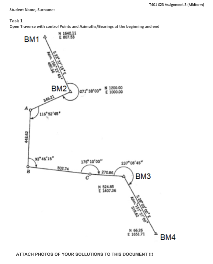 Solved Student Name, Surname: T401 S23 Assignmient 3 | Chegg.com